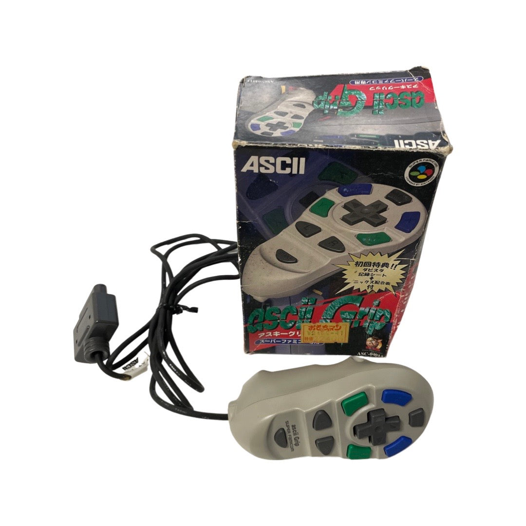 ASCII Grip controller SUPER FAMICOM Originale Giapponese con libretto e ...