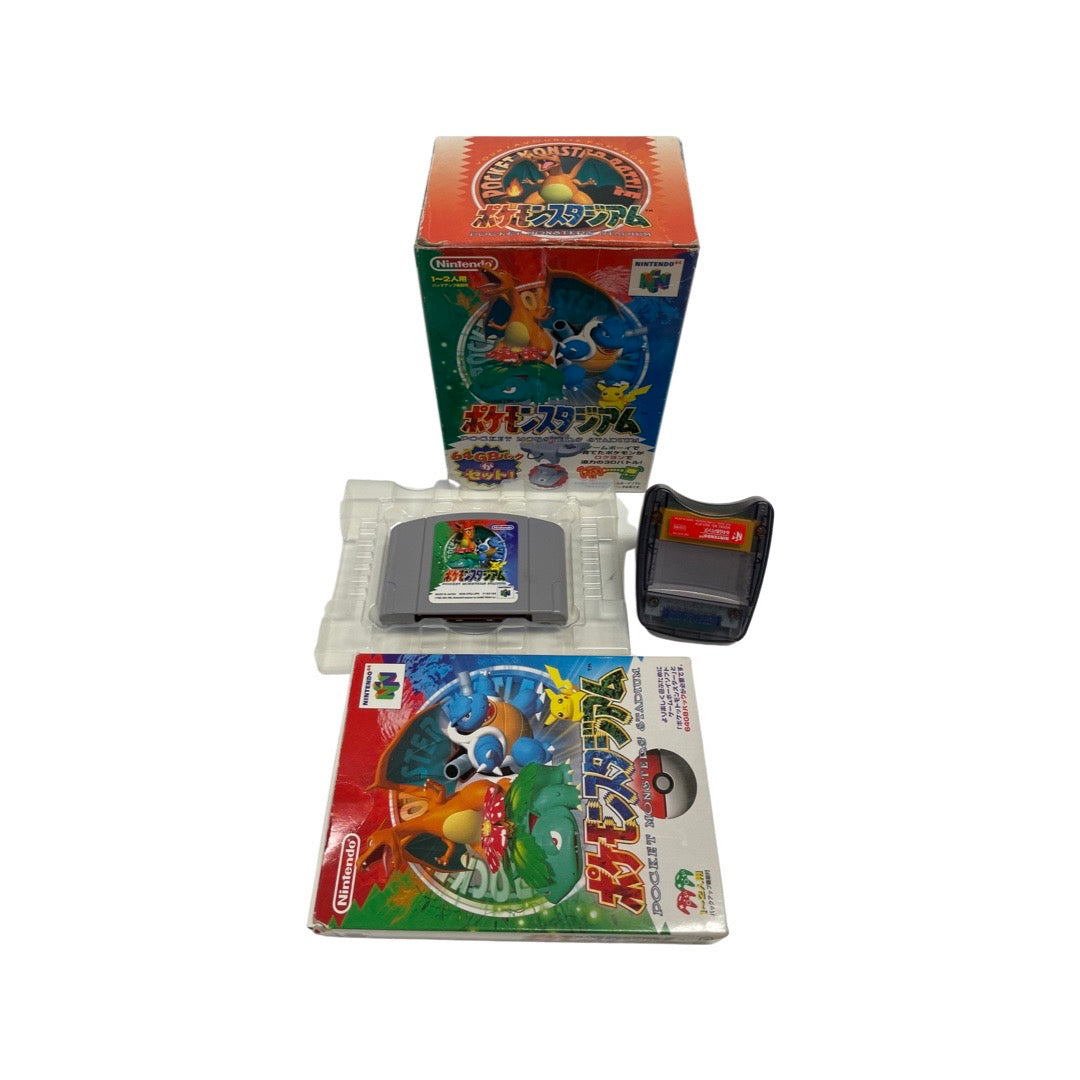 Nintendo 64 N64 NTSC POKEMON Pocket MONSTERS STADIUM BIG BOX 64gb ...